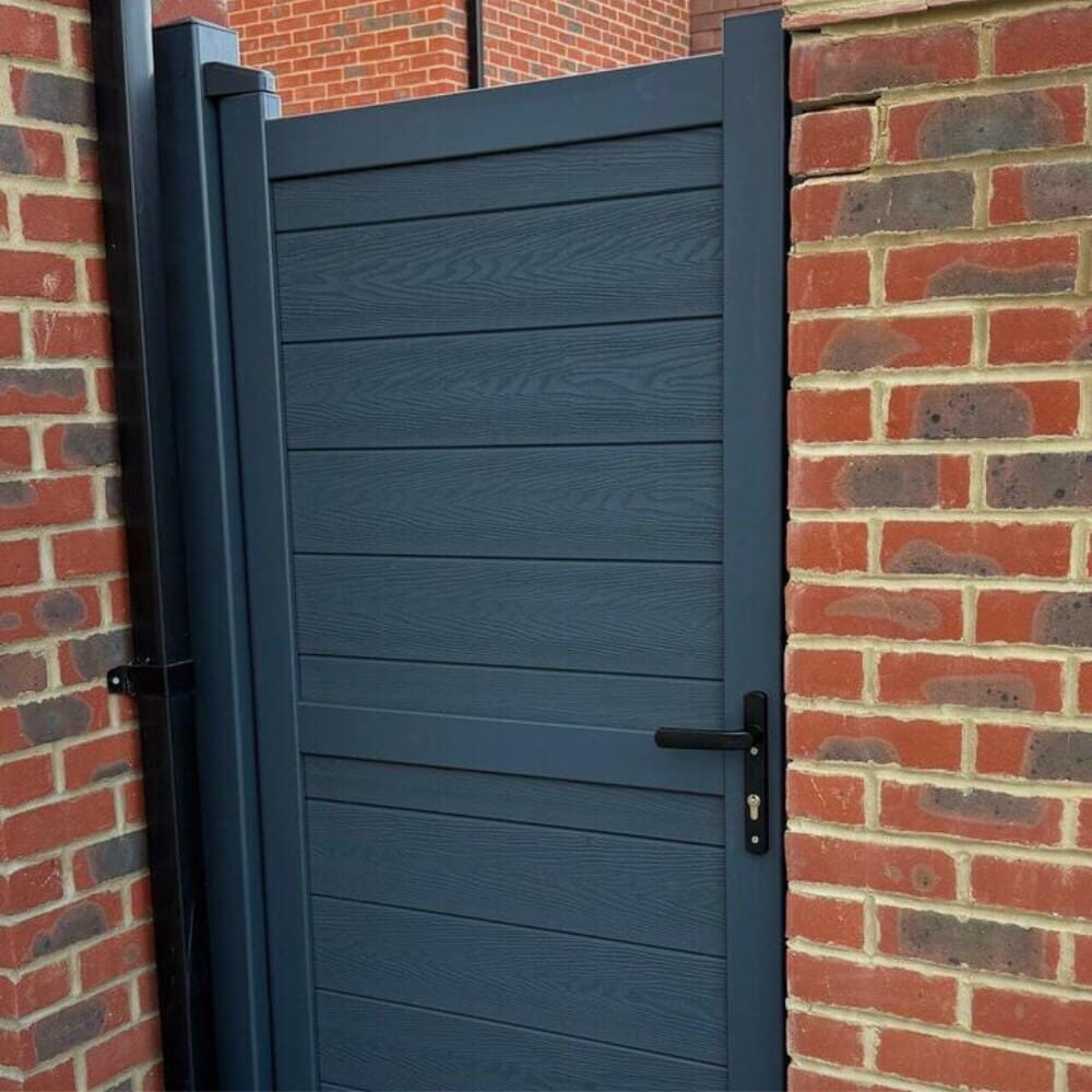 Composite Garden Gates | Aluminium Frame & Weatherproof Panels UK ...